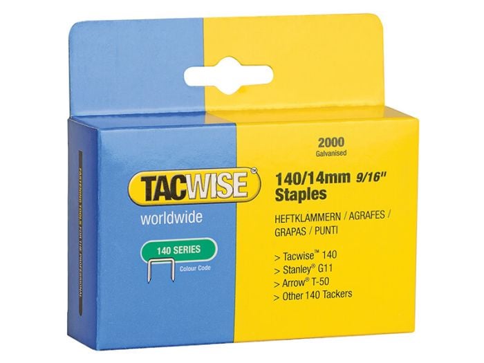 Tacwise 140 Heavy Duty Staples 14mm TAC0349 Trading Depot